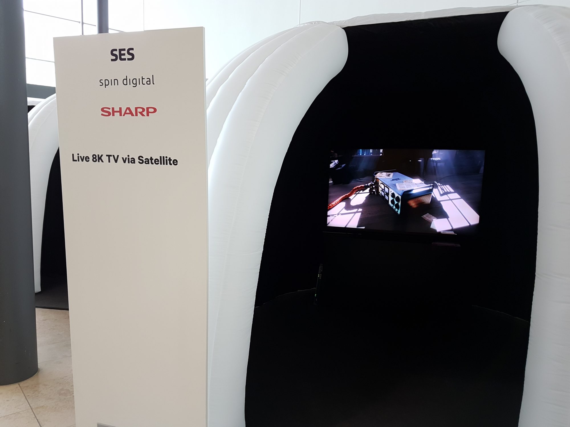 SES Showcases its First Broadcast of 8K Television | Spin Digital