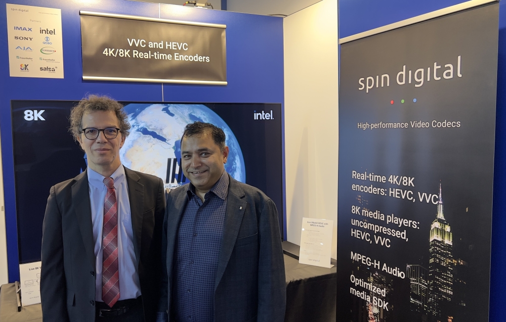 Spin Digital and Intel Present 8K VVC Live Encoding at IBC 2023